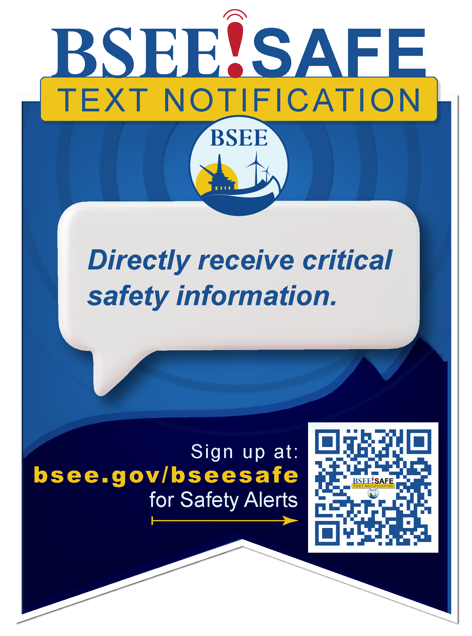 BSEE!Safe Text Messaging Service | Bureau of Safety and Environmental ...