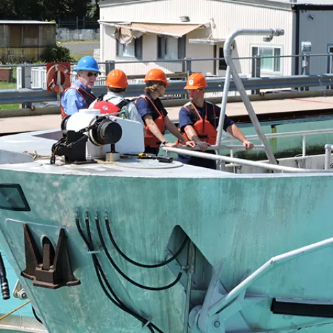 BSEE and USCG Officials View First-Of-Its-Size Oil Spill Response Test ...