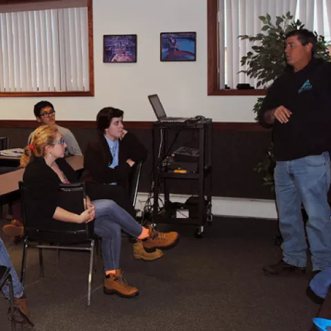 College Students Visit Ohmsett, Learn About Oil Spill Testing | Bureau ...